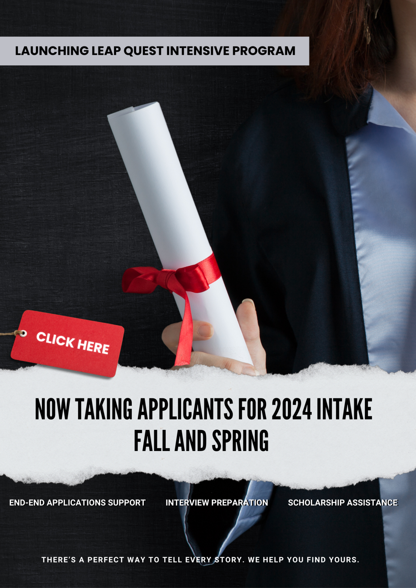 Now Taking Applicants for Fall 2024 Intake